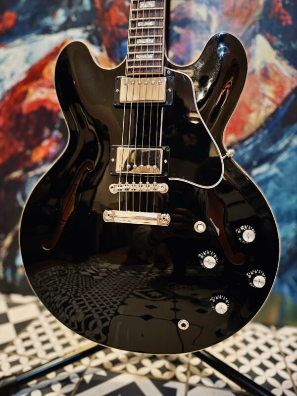 2017 Gibson ES-335 Traditional Ebony Black - String Tree Guitars